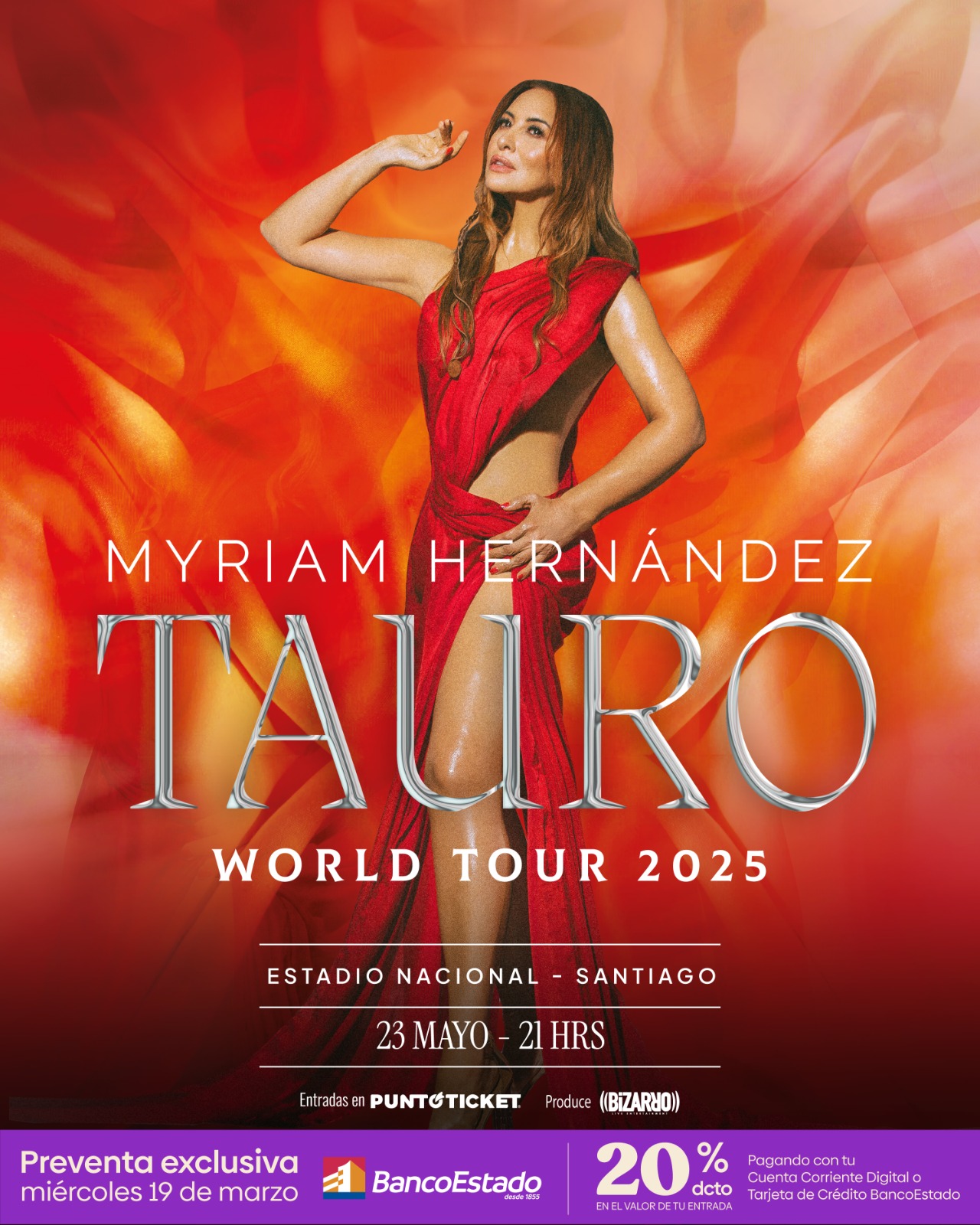 Myriam Hernández la icónica baladista de América se transforma en la primera chilena en realizar ...