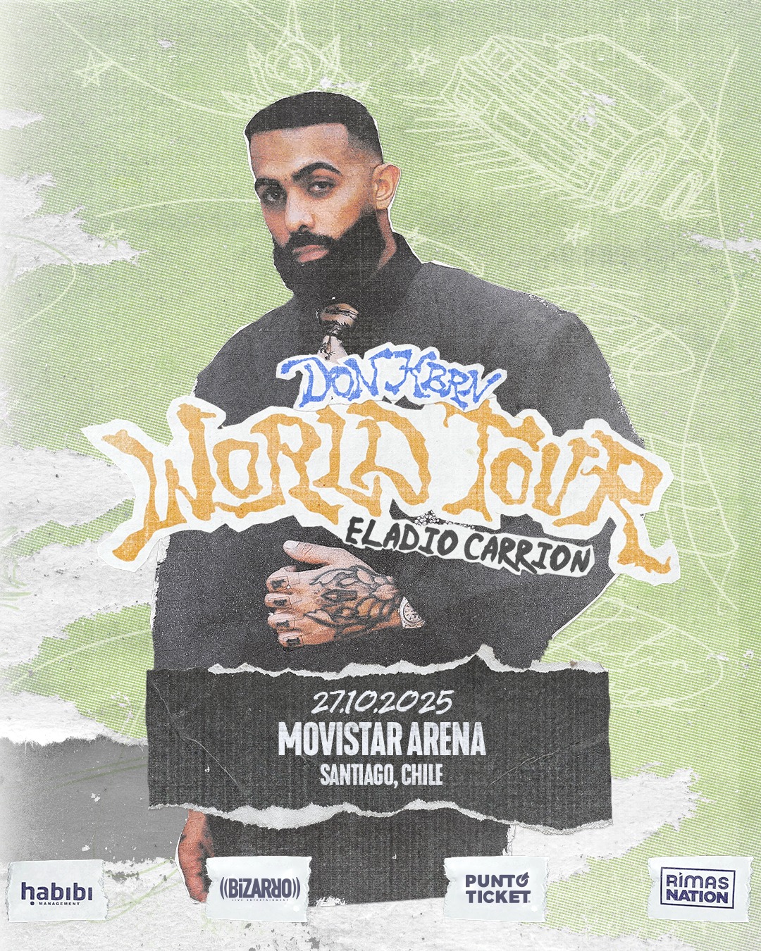 Eladio Carrión vuelve a Chile con la fuerza de su repertorio y su nuevo ...